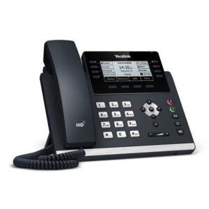 Yealink SIP-T43U IP Phone [10 Pack] 12 VoIP Accounts. 3.7-Inch Graphical Display. Dual USB 2.0, Dual-Port Gigabit Ethernet, 802.3af PoE, Power Adapter Not Included (SIP-T43U)