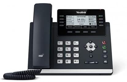 Yealink SIP-T43U IP Phone [10 Pack] 12 VoIP Accounts. 3.7-Inch Graphical Display. Dual USB 2.0, Dual-Port Gigabit Ethernet, 802.3af PoE, Power Adapter Not Included (SIP-T43U)