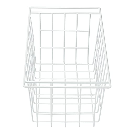 Orgneas Chest Freezer Organizer Bins Deep Freezer Basket Storage Rack Bins Metal Wire Baskets 2 Packs