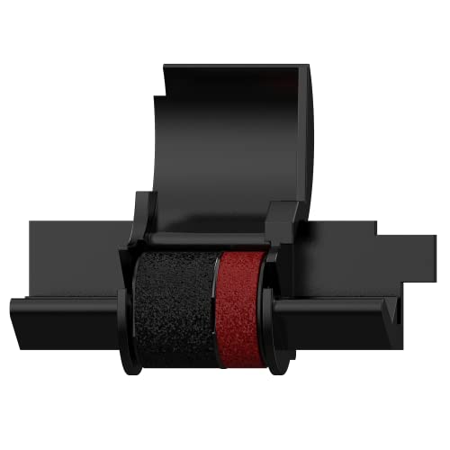 BIGGER Compatible Calculator Ink Ribbon Replacement for IR-40T CP13 MP-12D Used with Casio HR-100TM HR-150TM HR-170RC, Sharp EL-1750V EL-1801V, Individually Sealed, Black/Red, 10 Pack