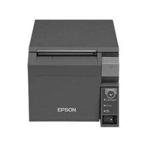 epson c31cd38a9801 epson, tm-t70ii, front loading thermal receipt printer, ethernet (ub-e04) and usb, epson dark gray, power supply included, req cable, replaced c31cd38a9971 (renewed)