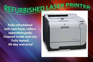 hp color laserjet cp2025dn laser printer cp2025 cb495a refurbished with 90-day warranty