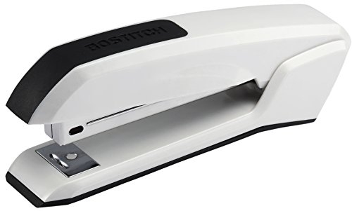 Bostitch Office Ascend 3 in 1 Stapler, Integrated Remover, 420 Staples Included, 20 Sheet Capacity, Lightweight, Full Size, White (B210-WHT)