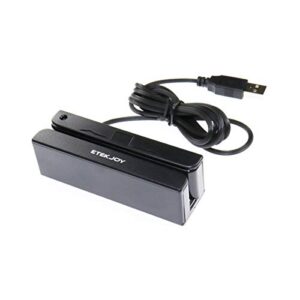 etekjoy usb 3-track magnetic stripe card reader pos credit card reader swiper magstripe swipe card reader et-msr90