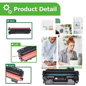 Aztech Compatible Toner Cartridge Replacement for HP 80A CF280A 80X CF280X for HP Pro 400 M401A M401D M401N M401DNE MFP M425DN Printer Ink(Black, 4-Pack)