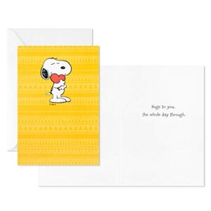 Hallmark Peanuts Birthday Cards Assortment, Snoopy Designs (12 Cards with Envelopes)