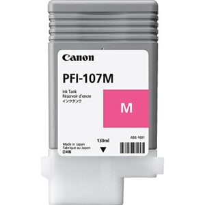 Canon PFI-107 130ml Ink Tank Complete Set for iPF680, 685, 780, 785 Printers