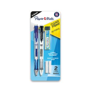 Paper Mate ClearPoint Mechanical Pencil Starter Set, 0.5mm, 5 Count