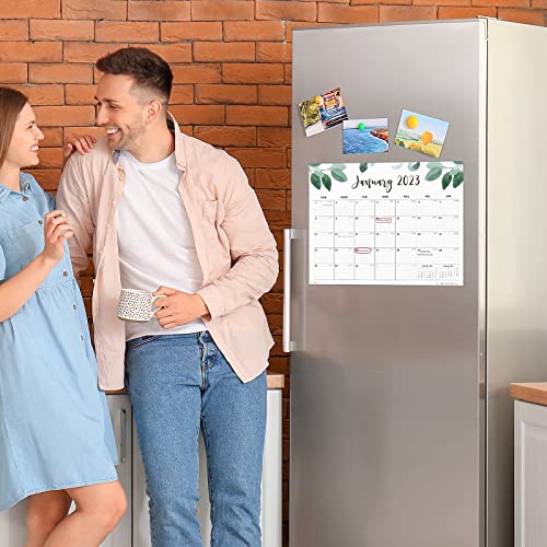 Magnetic Calendar for Fridge, Cabbrix Fridge Calender Runs From Jan 2023 - Jun 2024, Refrigerator Calendar 15 x 12 Inches for Planning and Organizing Your Life