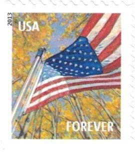 USPS Forever Stamps A Flag for All Seasons - book of 20 postage stamps