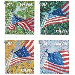 USPS Forever Stamps A Flag for All Seasons - book of 20 postage stamps