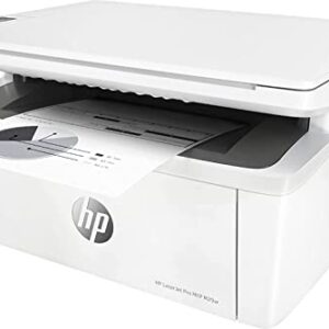 HP Laserjet Pro MFP M29W All-in-One Wireless Monochrome Laser Printer, White - Print Scan Copy - 1.0" Icon LCD Display, 19 ppm, 600 x 600 dpi, 8.5 x 11.69, Hi-Speed USB, Cbmou External Webcam