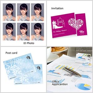 Uinkit 100 sheets Presentation Paper Matte 11x17 Double Sided 35 lb Photo 11 x 17 2 Sides Brochure Photos Picture Poster Playbill Flyer 6.5 Mil Double-Sided for laser and Inkjet Printers