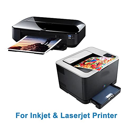 Uinkit 100 sheets Presentation Paper Matte 11x17 Double Sided 35 lb Photo 11 x 17 2 Sides Brochure Photos Picture Poster Playbill Flyer 6.5 Mil Double-Sided for laser and Inkjet Printers