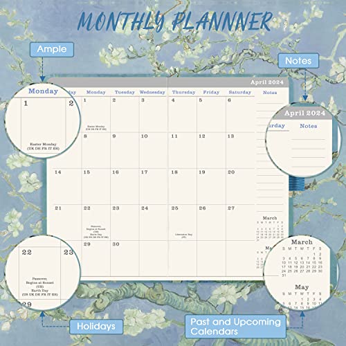 2023-2026 Monthly Pocket Planner/Calendar - 3 Year Monthly Planner 2023-2026, Jul 2023 - Jun 2026(36 Months), 6.3" x 3.8", with 61 Notes Pages, Inner Pocket, 2 Bookmarks, Pen Holder & Elastic Closure