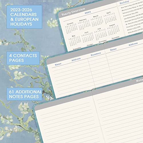 2023-2026 Monthly Pocket Planner/Calendar - 3 Year Monthly Planner 2023-2026, Jul 2023 - Jun 2026(36 Months), 6.3" x 3.8", with 61 Notes Pages, Inner Pocket, 2 Bookmarks, Pen Holder & Elastic Closure