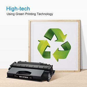 80X 80A CF280X CF280A ECHALLENGE Compatible Toner Cartridge Replacement for Hp 80X 80A CF280X CF280A to use with Pro 400 MFP M425dn M401 M401a M401d M401dn M401dne P2035 P2035N P2055D Printer(2 Black)