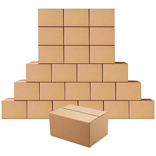 Edenseelake Cardboard Boxes 8 x 6 x 4 inches Small Shipping Boxes, 25 Pack