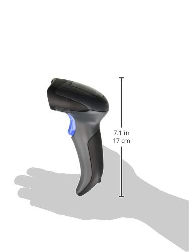 Datalogic QD2430 QuickScan Handheld Omnidirectional Barcode Scanner/imager(1-D, 2-D and PDF417) with USB Cable and Stand, Black, QD2430-BKK1S