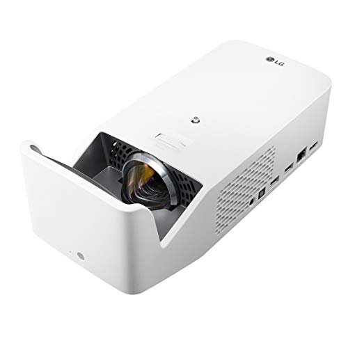 LG HF65LA 100” Full HD (1920 x 1080) Home Theater CineBeam Ultra Short Throw Projector, 1000 ANSI Lumen, Bluetooth Sound Out, Wireless Connection - White