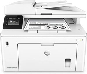 hp laserjet pro m227fdw all-in-one wireless monochrome laser printer, print&copy&scan&fax, 30ppm, auto duplex printing, 2.7″ color ts, 35-sheet adf, wi-fi, ethernet, lanbertent usb hub