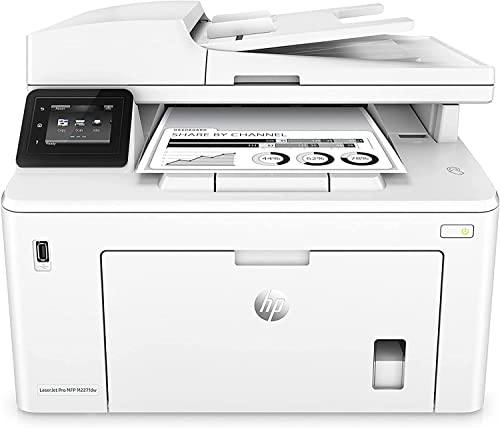 HP Laserjet Pro M227fdw All-in-One Wireless Monochrome Laser Printer, Print&Copy&Scan&Fax, 30ppm, Auto Duplex Printing, 2.7" Color TS, 35-Sheet ADF, Wi-Fi, Ethernet, Lanbertent USB Hub