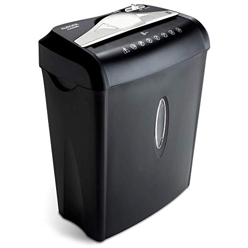 Aurora AU875XA Paper and Credit Card Shredder with 3.7-Gallon Wastebasket, 8-Sheet Cross-Cut with Basket