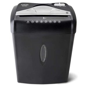 Aurora AU875XA Paper and Credit Card Shredder with 3.7-Gallon Wastebasket, 8-Sheet Cross-Cut with Basket