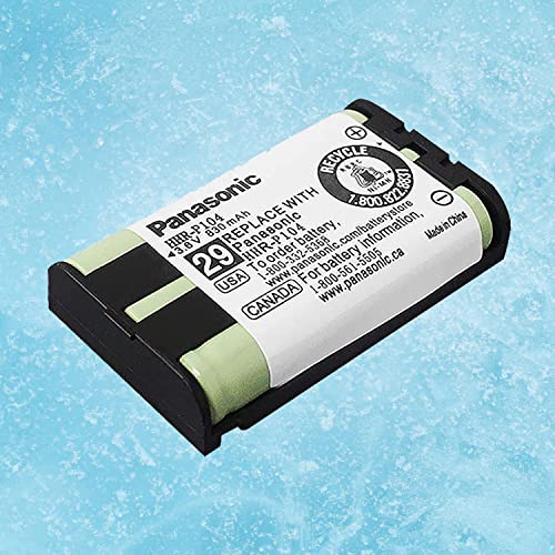 2PACK Cordless Phone HHR-P104 3.6V 830mAh Battery NI-MH AAA Rechargeable Battery for Panasonic Replacement Battery