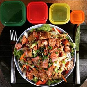 21 Day Portion Control Containers Kit - Nutrition Diet, Multi-Color Coded Weight Loss System. Complete Guide + PDF Planner + Recipe eBook and Tape Measure - BPA Free - 7 PC Labeled