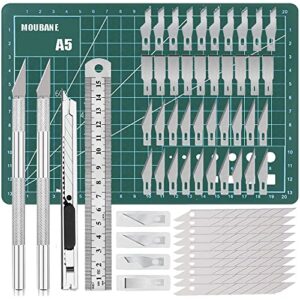 exacto knife precision carving craft hobby knife kit with 40 pcs exacto blades for diy art work cutting, hobby, scrapbooking, stencil