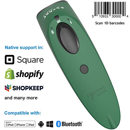 SOCKET Scan S700, 1D Barcode Scanner, Green & Charging Dock (CX3463-1931)