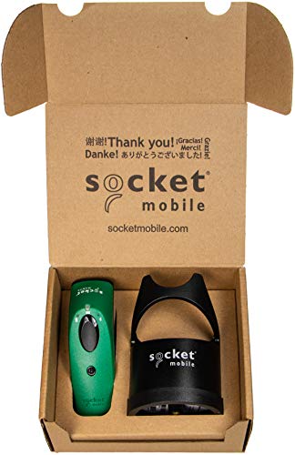 SOCKET Scan S700, 1D Barcode Scanner, Green & Charging Dock (CX3463-1931)