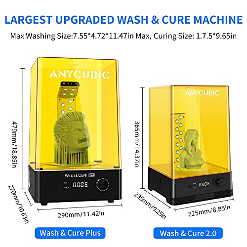 ANYCUBUC Resin 3D Printer Photon Mono X2 and Wash and Cure Plus，Resin Printer Bundle