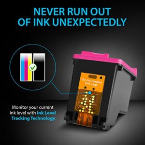 Smart Ink Remanufactured Ink Cartridge Replacement for HP 60 XL 60XL (Black & Color Combo Pack) to use with Deskjet D2530 D2545 F2430 F4440 Envy 100 110 120 Photosmart C4640 C4650 C4680 C4780 C4795