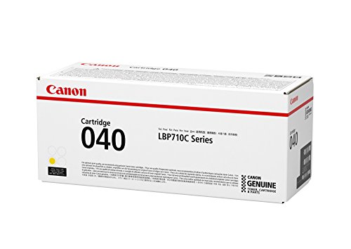 Canon Genuine Toner, Cartridge 040 Yellow (0454C001), 1 Pack, for Canon Color imageCLASS LBP712Cdn Laser Printer, Black