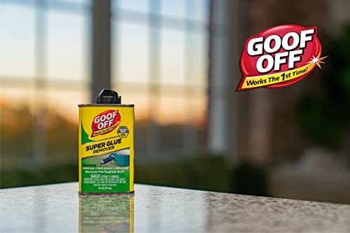 Goof Off Super Glue Remover - 4 oz. can, Yellow (FG678)