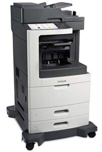 lexmark 24t7407 (mx810de) monochrome laser printer with scanner, copier & fax (renewed)