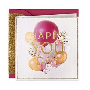 hallmark signature birthday card for women (happy you day)