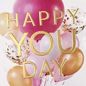 Hallmark Signature Birthday Card for Women (Happy You Day)