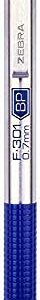 Zebra Pens Fine Point F 301, Combo Pack of 2 BLACK INK & 2 BLUE INK metal pens (Total of 4 Pens), Ballpoint Stainless Steel Retractable 0.7mm fine point ink pens