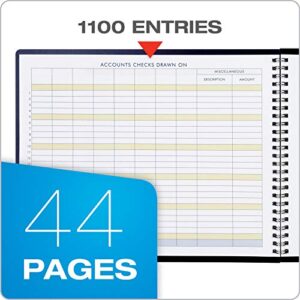 Adams Check Payment and Deposit Register, 8-1/2" x 11", 44 Pages (AFR60), White