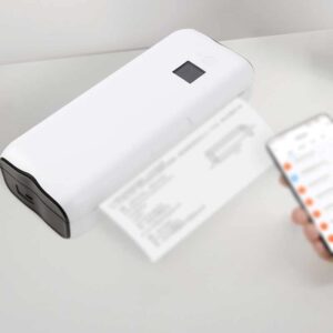 N/A A4 Portable Thermal Printer Mobile Mini Office Printer Document & USB No Link No Printing Ribbon Printing