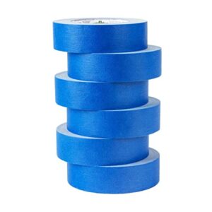 FROGTAPE 242750 Pro Painter's Tape with PAINTBLOCK, 1. 41-Inch x 60-Yards, Blue, 6 Rolls