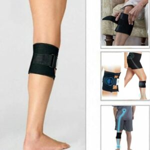 Knee Brace 2 Pack for Instant Relief from Sciatic Nerve Pain, Acupoint Pressure Pad Applies Gentle Targeted Compression brace for sciatica as seen on tv, Joint Pain Relief - Black AB