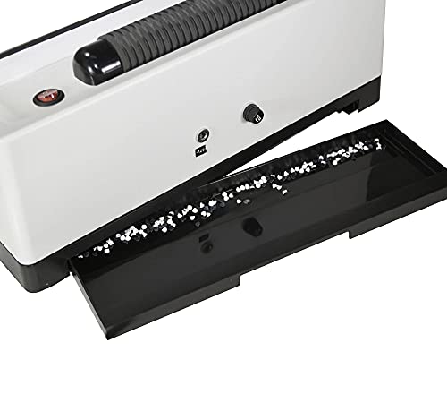 PrintFinish Coilbind S25A Upgraded Spiral Coil Binding Machine - with Electric Coil Inserter - Professionally Bind Presentations Documents - Free Crimper Free Box of 100 Plastic coils - 4 to 1 Pitch