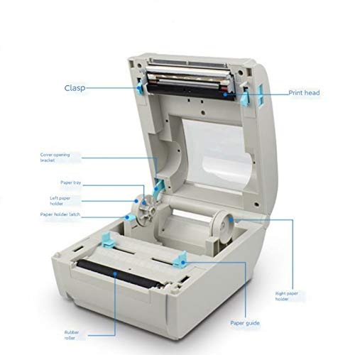 N/A Multifunction Desktop 110mm Thermal Paper Printer Barcode Label Printer USB BT Communication Interface Label Maker