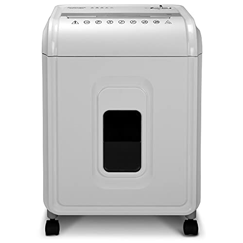 Aurora AU1275MA Professional Grade 12-Sheet Micro-Cut Paper and CD/Credit Card Shredder/ 60 Minutes Continuous Run Time, White/Gray