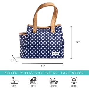 Fit+Fresh Westerly Adult Insulated Lunch Bag women love as Lunchbox, Lunch Tote, Cute Small Lunch Box For Women, Lunch box men, lunch bags women, insulated lunch box, lunch boxes, adult lunch, N&W Dot