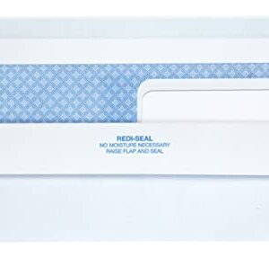 Quality Park #8 5/8 Security Envelopes, Double Window, Self Seal, Invoices/QuickBooks Statements, 3-5/8" x 8-5/8", 24 lb White, 500/Box (QUA24539)